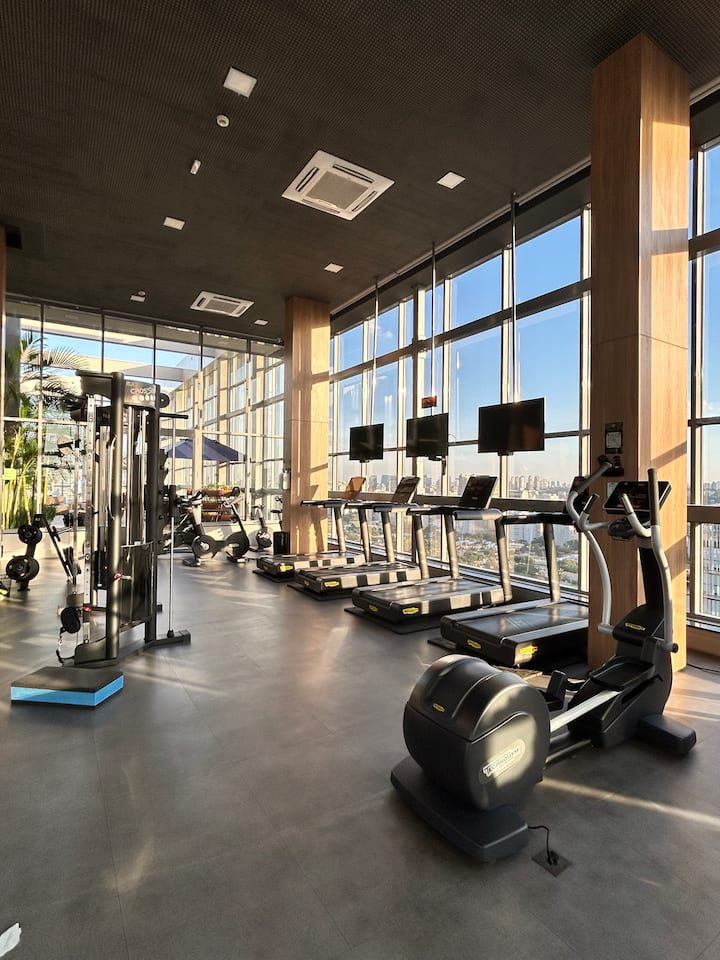 Studio 03º | 40m | Piscina | Academia | Sofa-cama - Pinheiros