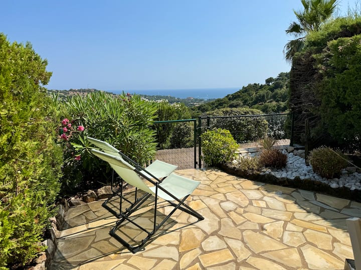 Le Sunset - Appartement 4 Pers Vue Mer Piscine - Côte d'Azur