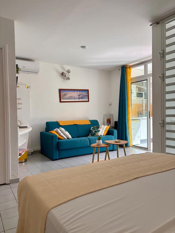 La Kawannaise Blue Lagon : Wifi, Plage, Terrasse - Marie-Galante