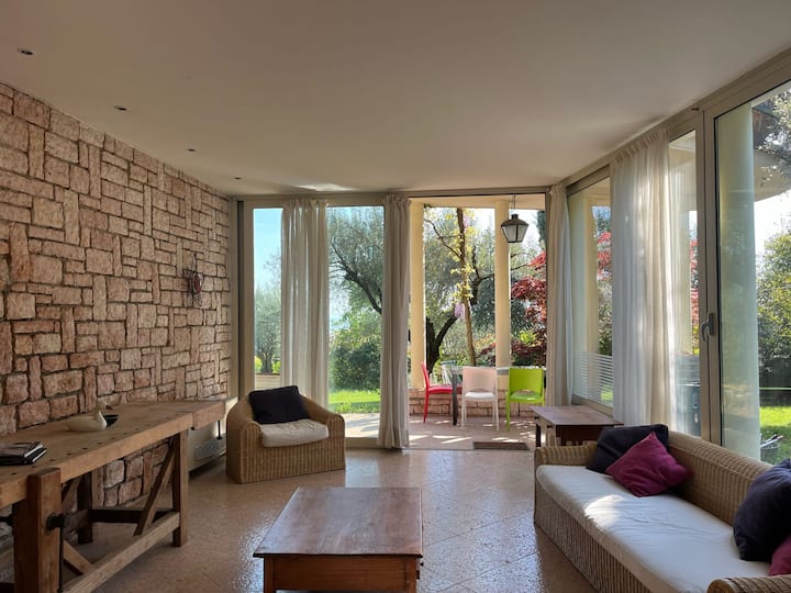 Garda Lake “Al Corno” Villa Garden - San Zeno di Montagna