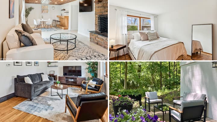 Walk To Town, Beach, Game Room, Firepit Stay - New Buffalo, MI