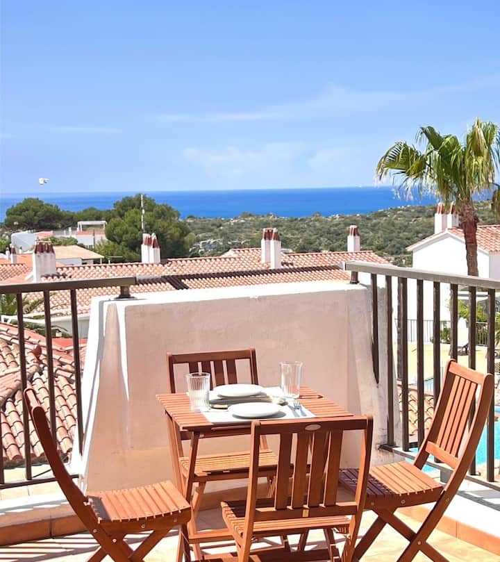 ÁTico Con Vistas Al Mar En Cala En Porter - Menorca