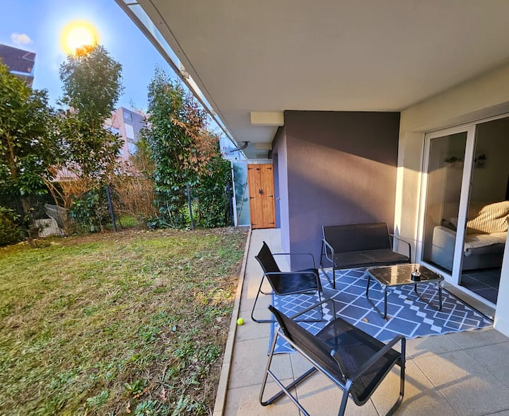 Très Confortable à Thonon Avec Jardin Et Parking - Thonon-les-Bains