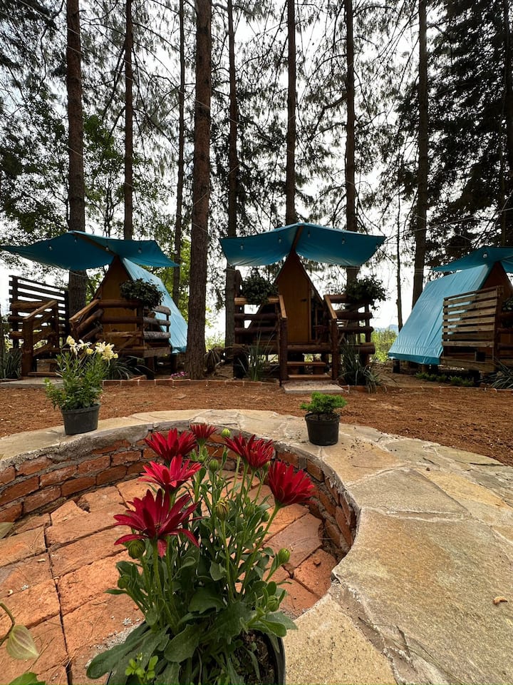 Camping El Descanso Casa-hotel Zacatlán . -