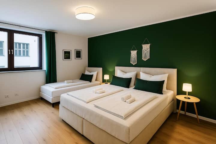 Raha Apartments -Stylisches -Fahrstuhl-bahnhofsnah - Erfurt