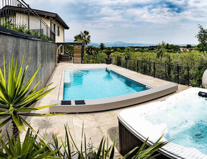 [Victory Garda Inn] Pool-jacuzzi-bbq - Sirmione