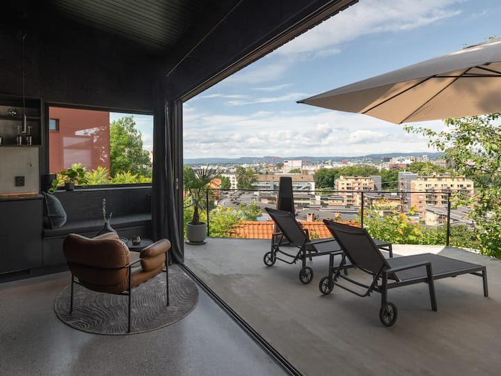 Thejet – 180° View Above Oslo • Private Terrace - Oslo
