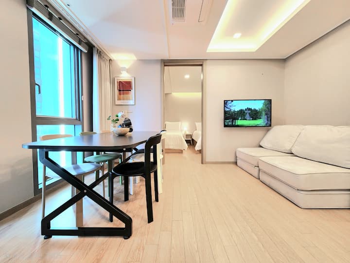 L8[new신축/합법숙소][4beds/핵심번화가/해운대해변5분/지하철역3분/짐보관/정수기] - South Korea