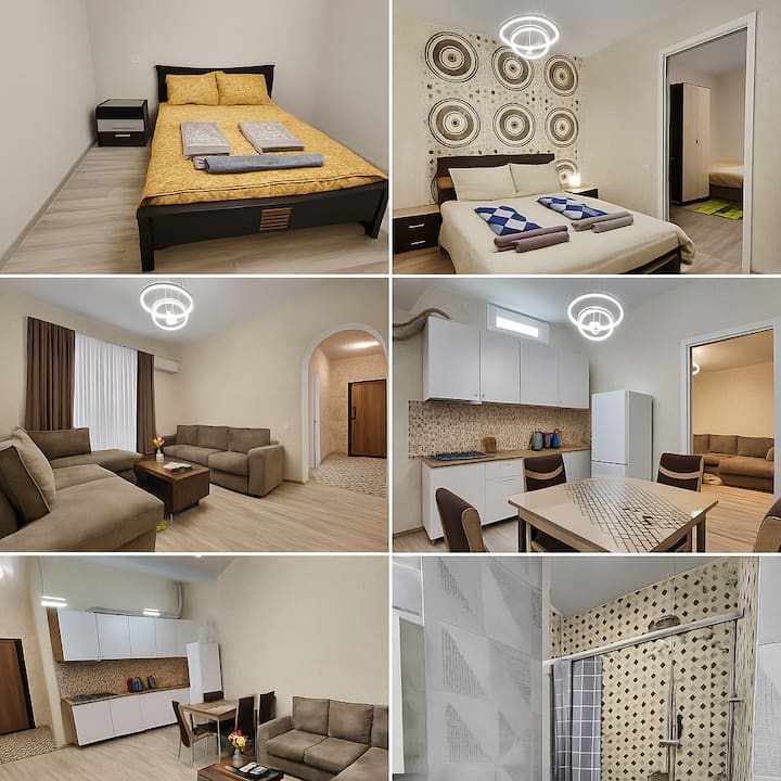 Central Apartment For Couples Families,free Parkin - Tbilisi