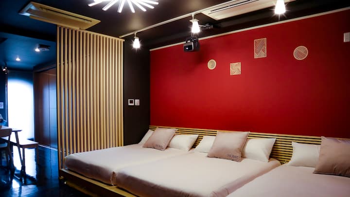 豪華なメゾネットの最上階で眺望抜群！無料駐車場有り！神戸＆奈良直通！心斎橋3駅5分/usj 3駅7分 - Japon