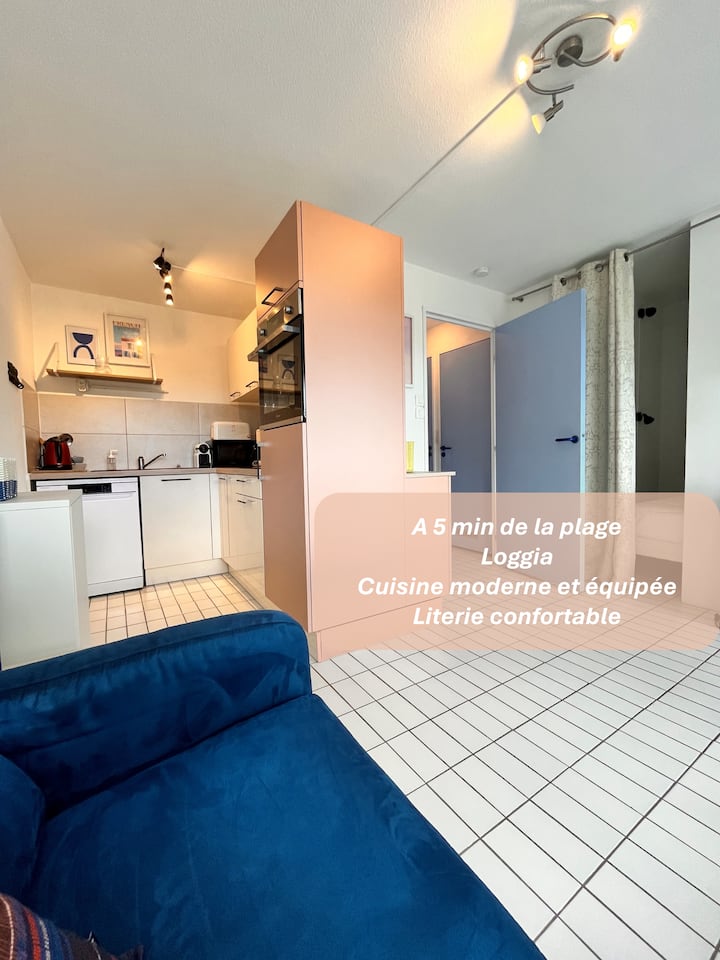 *Larc En Ciel*studio Cabine*150m De La Plage* - Plage du Grand Travers