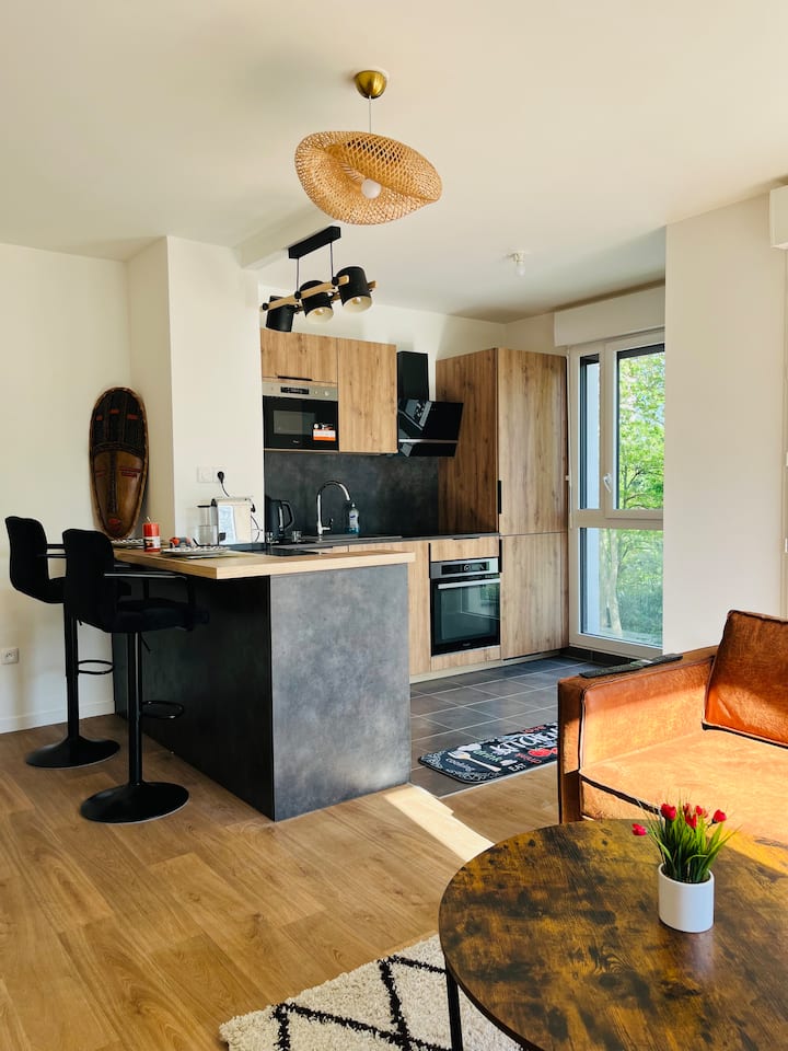 Luxueux Appt De 60 M2 à 15mn De Paris Avec Parking - Gennevilliers