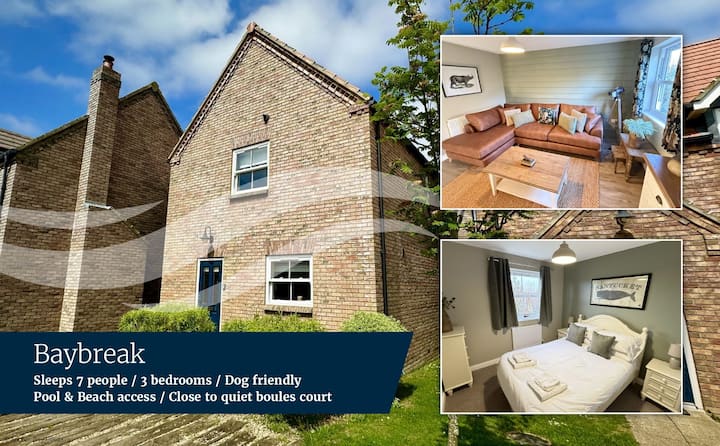 Baybreak 3 Bed Cottage - Pool And Beach Access - Filey