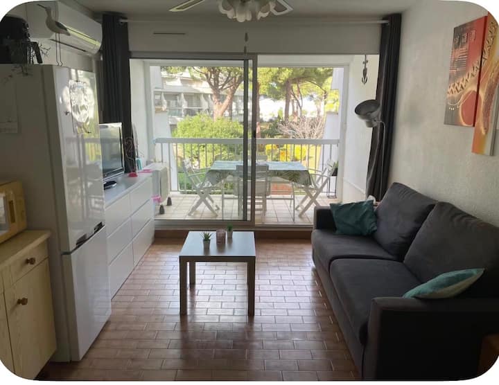 Studio 4 Couchages Plage Mer Parking Clim Wifi - Plage de Port Camargue