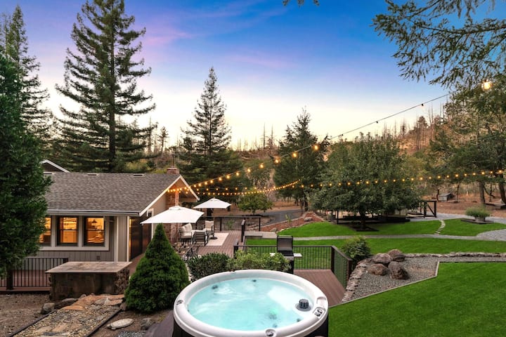 Sonoma-napa Private Retreat By The Hills + Hot Tub - Calistoga, CA