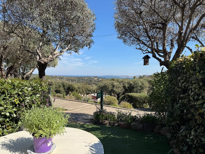 *Les Restanques Appt Cosy Au Calme Jardin Vue Mer* - Grimaud