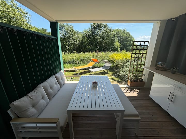 Joli T2 Avec Jardin Proche Du Château D'arcangues - Arcangues