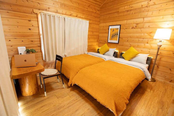 Sale! 温泉& Bbq｜静かなログハウス｜最大８名｜駐車場｜best Of Minpaku受賞宿 - Matsumoto