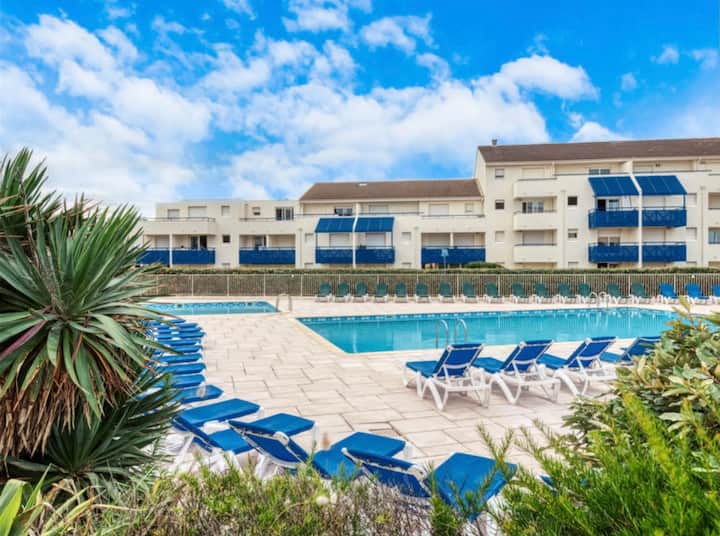 Charmant Appartement En Front De Mer Avec Piscine - Lacanau