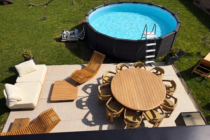 Villa S’amuse – Maison Avec Jacuzzi & Piscine - Coutances
