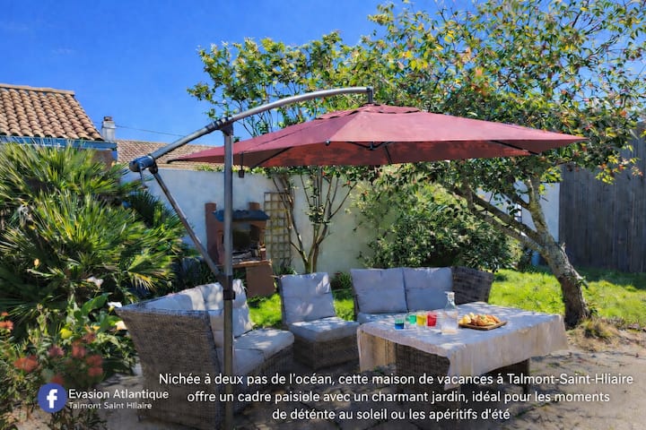 Charmante Maison 3 Chambres Véranda Jardin Wifi - Talmont-Saint-Hilaire