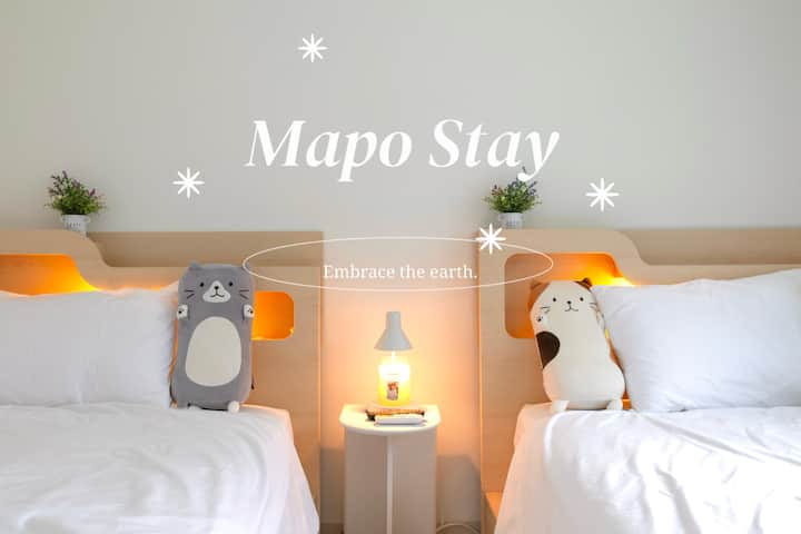 [Mapostay] #마포구청역#월드컵경기장｜2room｜홍대·망원·신촌 - Seoul