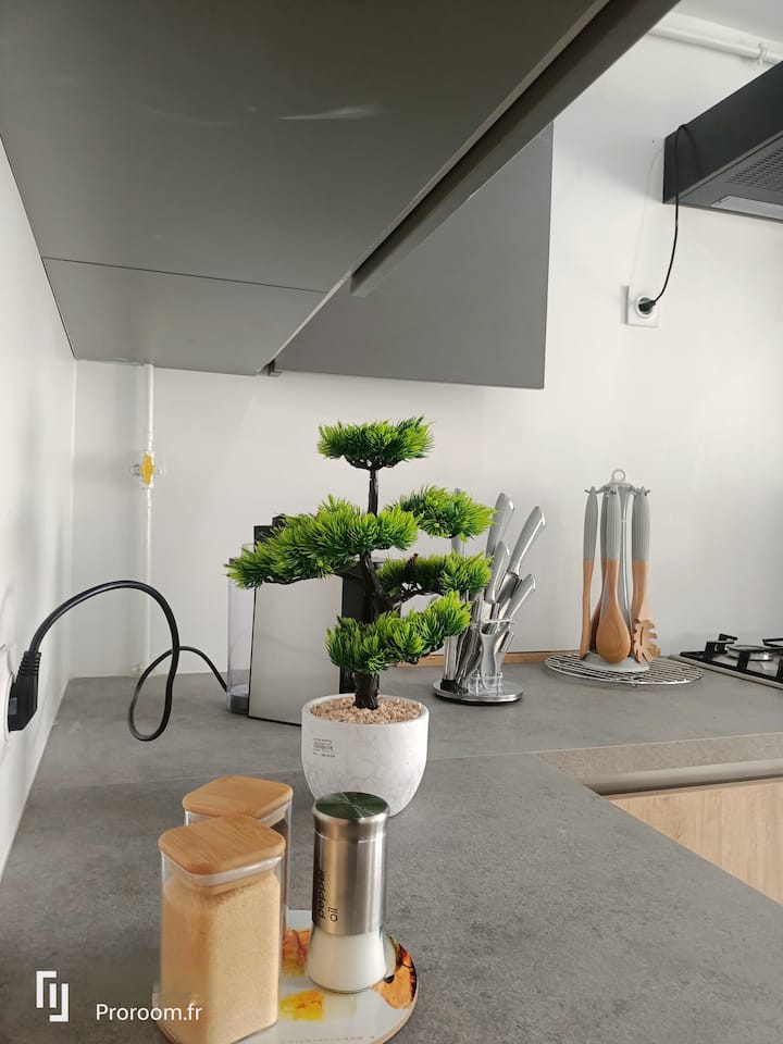 F3 Moderne Spacieux, Vue Mer Imprenable Or Jaccuzi - Argel