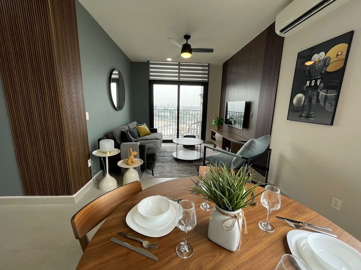 Minimalista Y Cómodo | Junto A Fundidora Y Arena - Monterrey