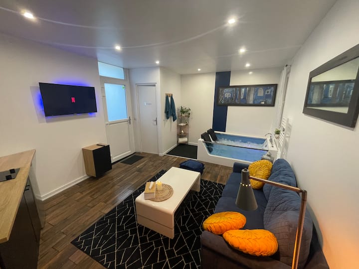 La Bulle Bleue Jacuzzi Netflix Wifi - Épernay