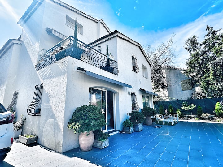 App 4chambres Dans Villa, Clim, Jardin Partagé - Saint-Laurent-du-Var