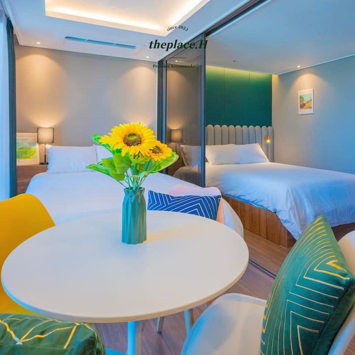 Theplace.h-15 > 2beds | 테라스 스테이 | 최대4인 - 부산광역시