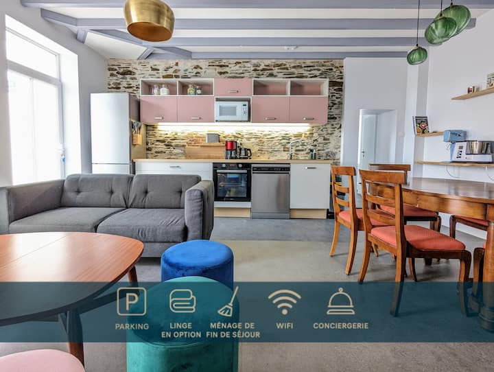 Maison Rénovée Centre • Parking Inclus • Gare - Saint-Gilles-Croix-de-Vie