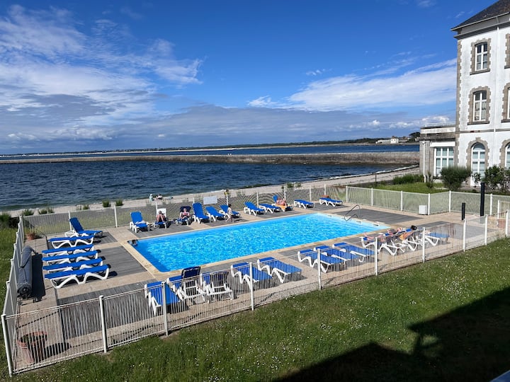 Appartement Front De Mer Avec Terrasse Et Parking. - Plage le Croisic