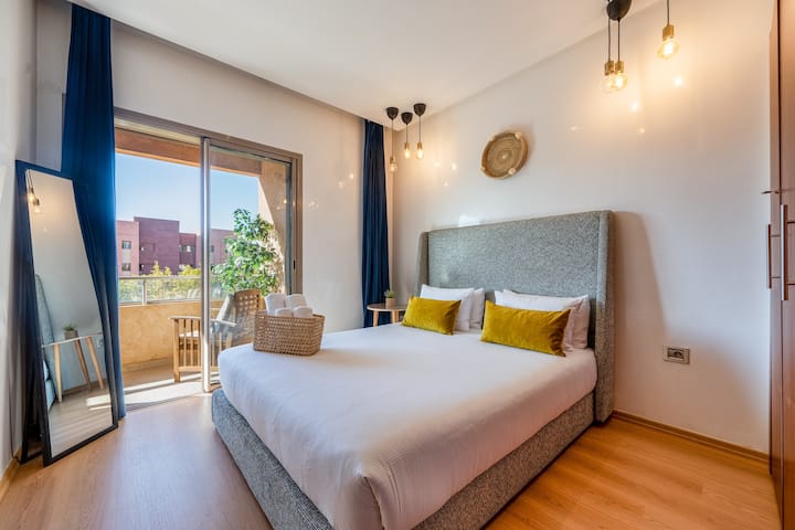 Appart Cosy Avec Piscines.prestigia 5 Min Aéroport - Marrakesh