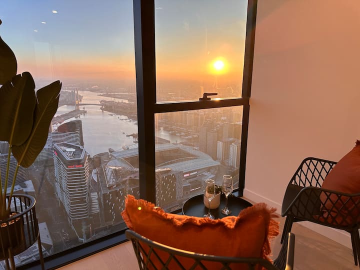 Harbour View & Sunset | 2bd2ba Above Lv60 - Australië