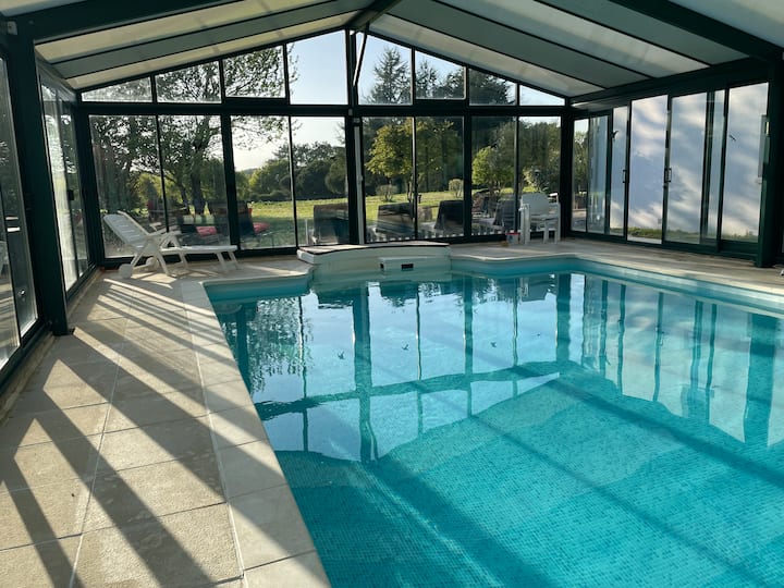 Grande Maison Bretonne Piscine Chauffée 900m Plage - Île-aux-Moines