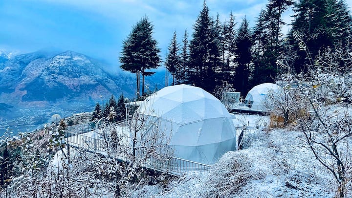 Himalayan Ridge : Luxdome With Hammock & Pvt Deck - Lahaul And Spiti