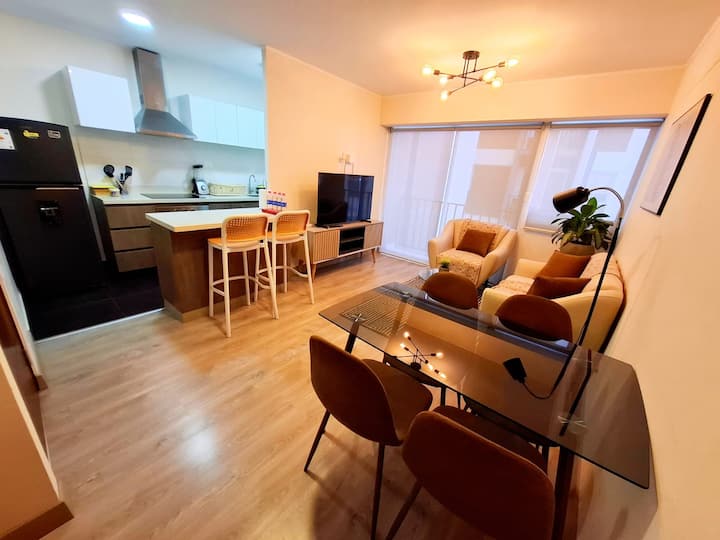 Sensational Apartament In Hearth Miraflores - Lima