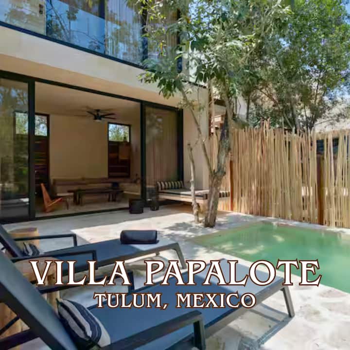 Villa Papalote: Private 3br/3ba & 2 Private Pools - Tulum