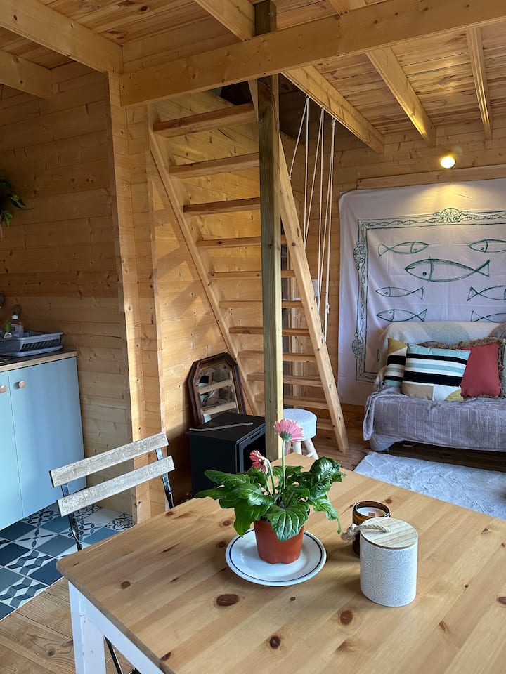 Maison En Bois Avec Jardin Proche Plage - Manche