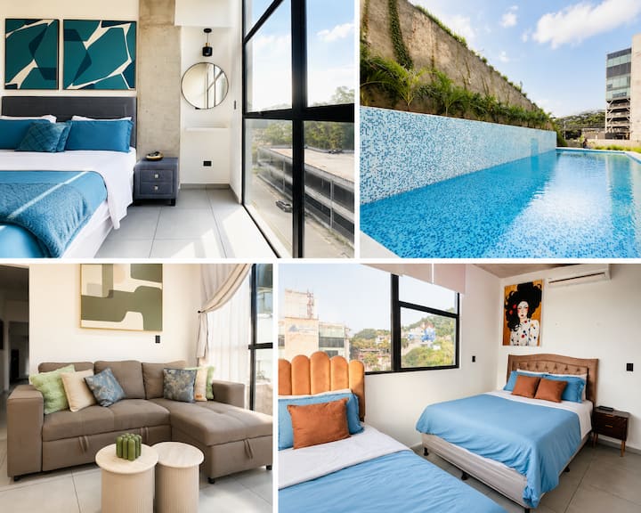 Full A/c · Piscina · Gym · 3hab/3baños - Dipartimento di San Salvador