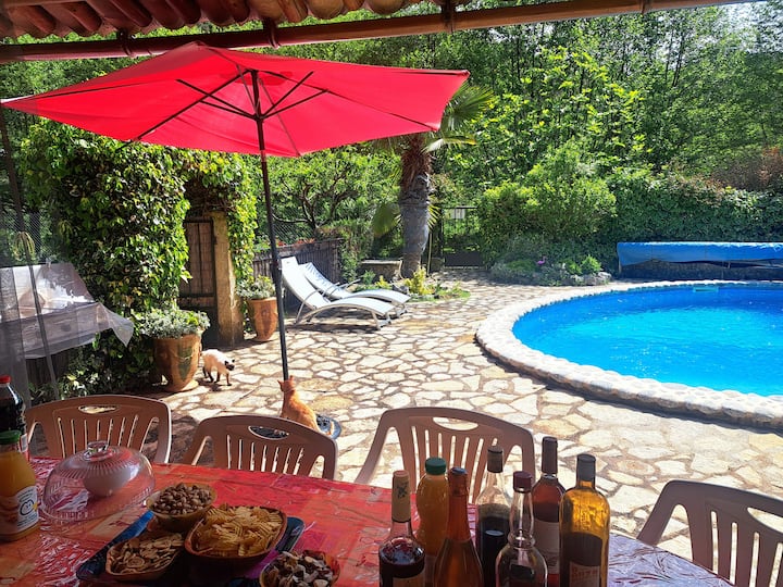 Gite Alésia Ardèche Avec Piscine Privée - Les Vans