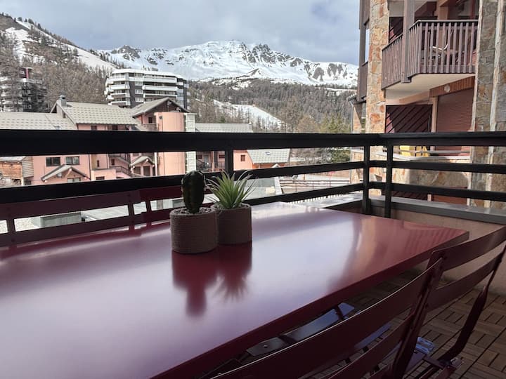 Appartement Cosy T2 Avec Balcon - Vars
