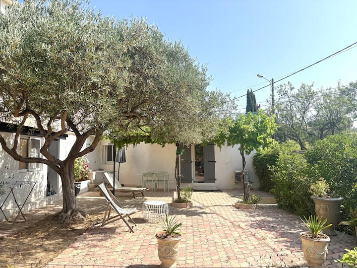 Bas De Villa + Jardin, Classé Par Gîte De France - Plan-de-Cuques