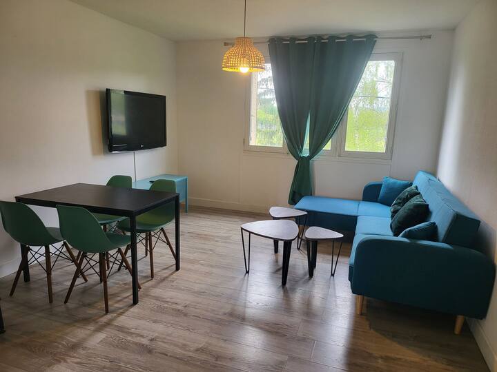 Appartement Clermont-ferrand F3,2 Chambres, Garage - Gerzat