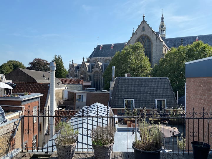 Apartment City Center: Terrace With Iconic View - Gouda