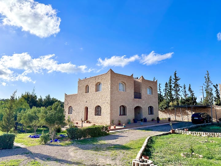 Quiet Oasis Luxury Stone Villa Near Essaouira - Marokko
