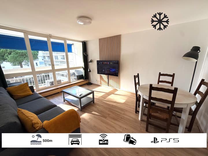 Spacieux 2 Pcs Centre Plage Garage Clim Ps5 - La Grande-Motte