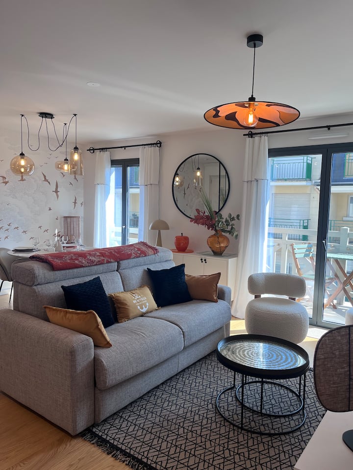 Appartement Neuf , 5min Gare, 200m Place Morny - Deauville