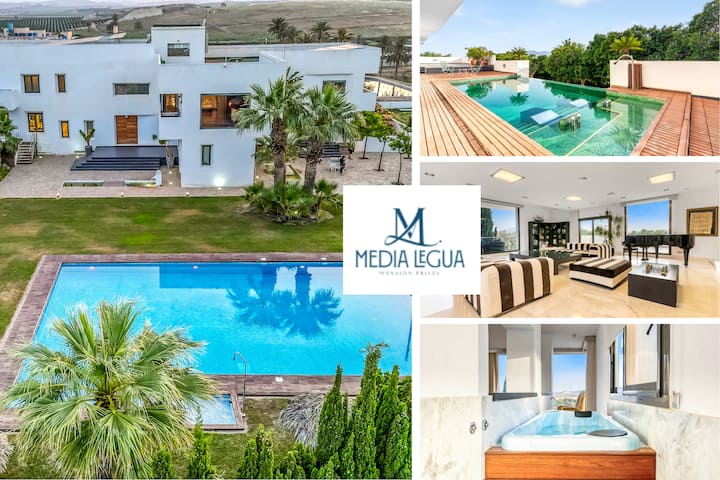 Villa | Events | Bbq | Jacuzzi | Gym | 2 Pools - Mojácar